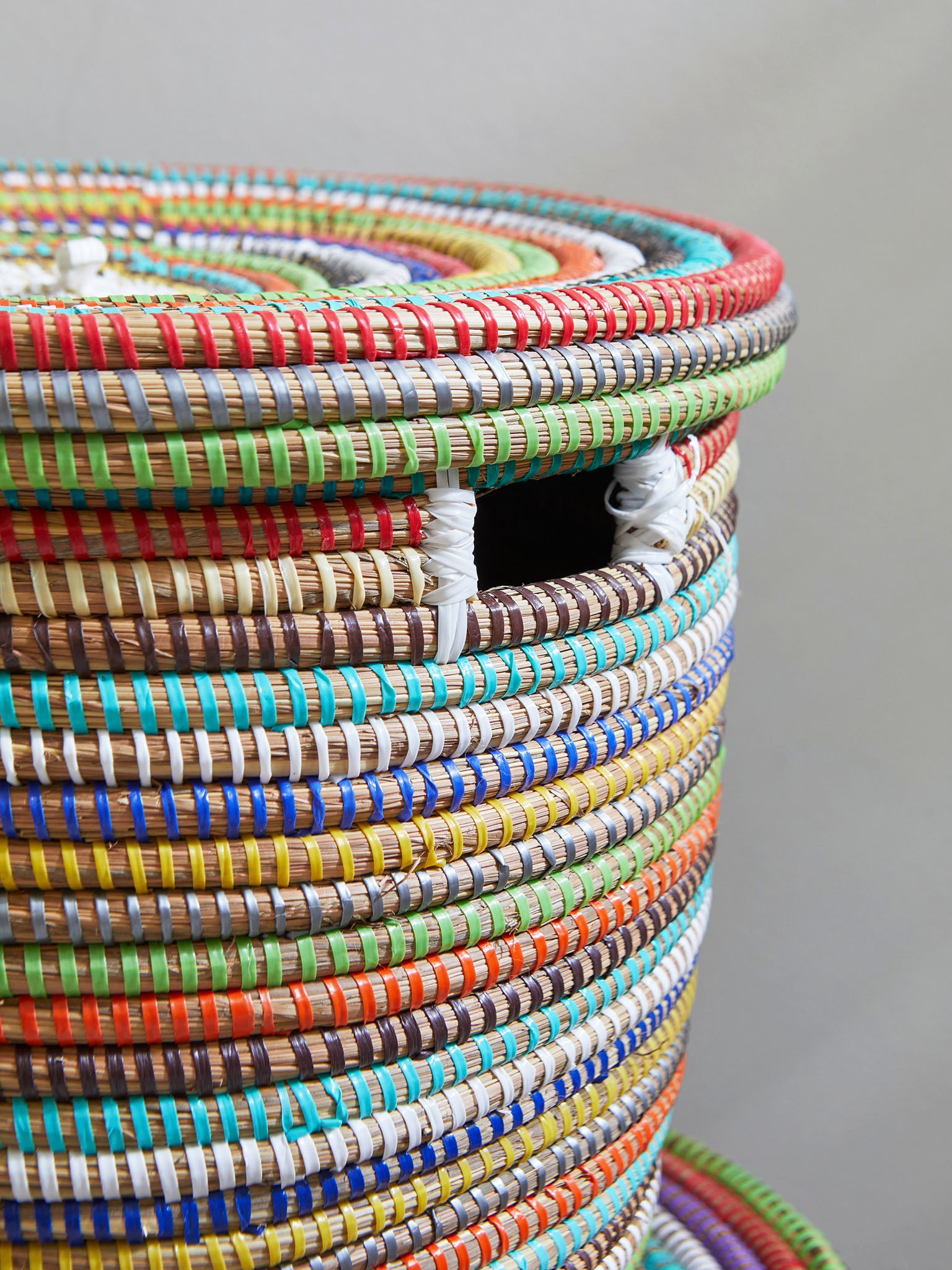 Flat Top Multi-Colored Baskets – Minda Living